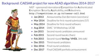 Simple AEAD Hardware Interface SAEHI in a SoC: Implementing an On-Chip ...