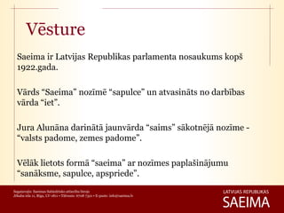 Saeima gara lv | PDF