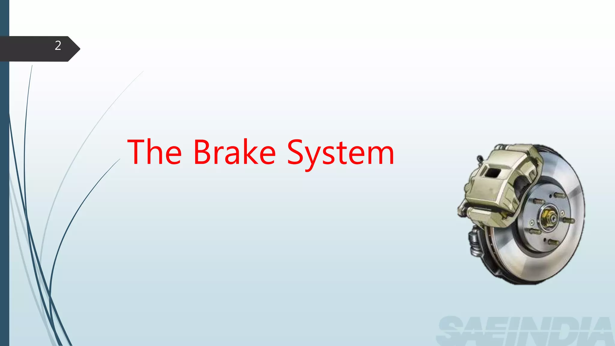 Sae india brakes | PPTX