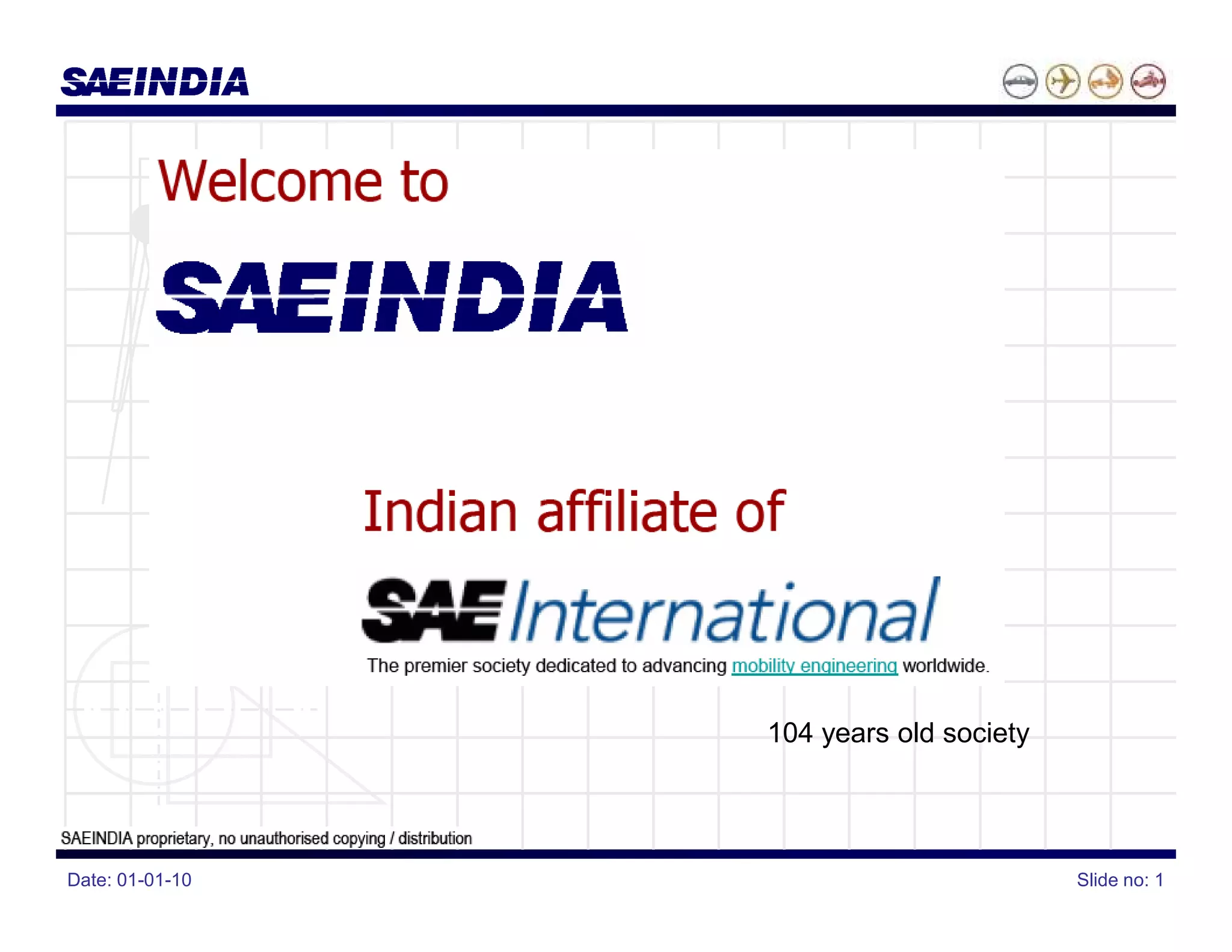 SAEINDIA Presentation | PDF