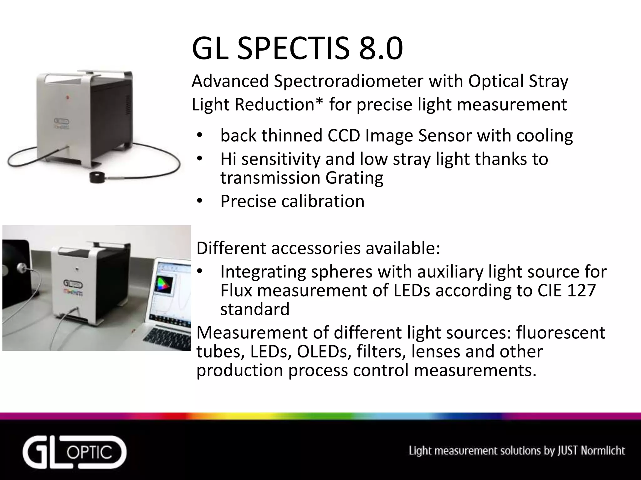 GL Optic Optical Spectrophotometers from Saelig | PPTX