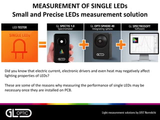 GL Optic Optical Spectrophotometers from Saelig | PPTX