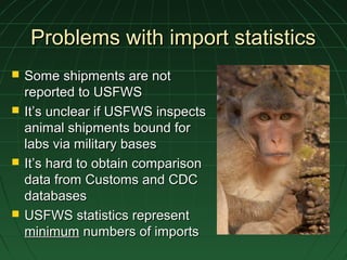 The International Trade in Primates for Labs | PPT