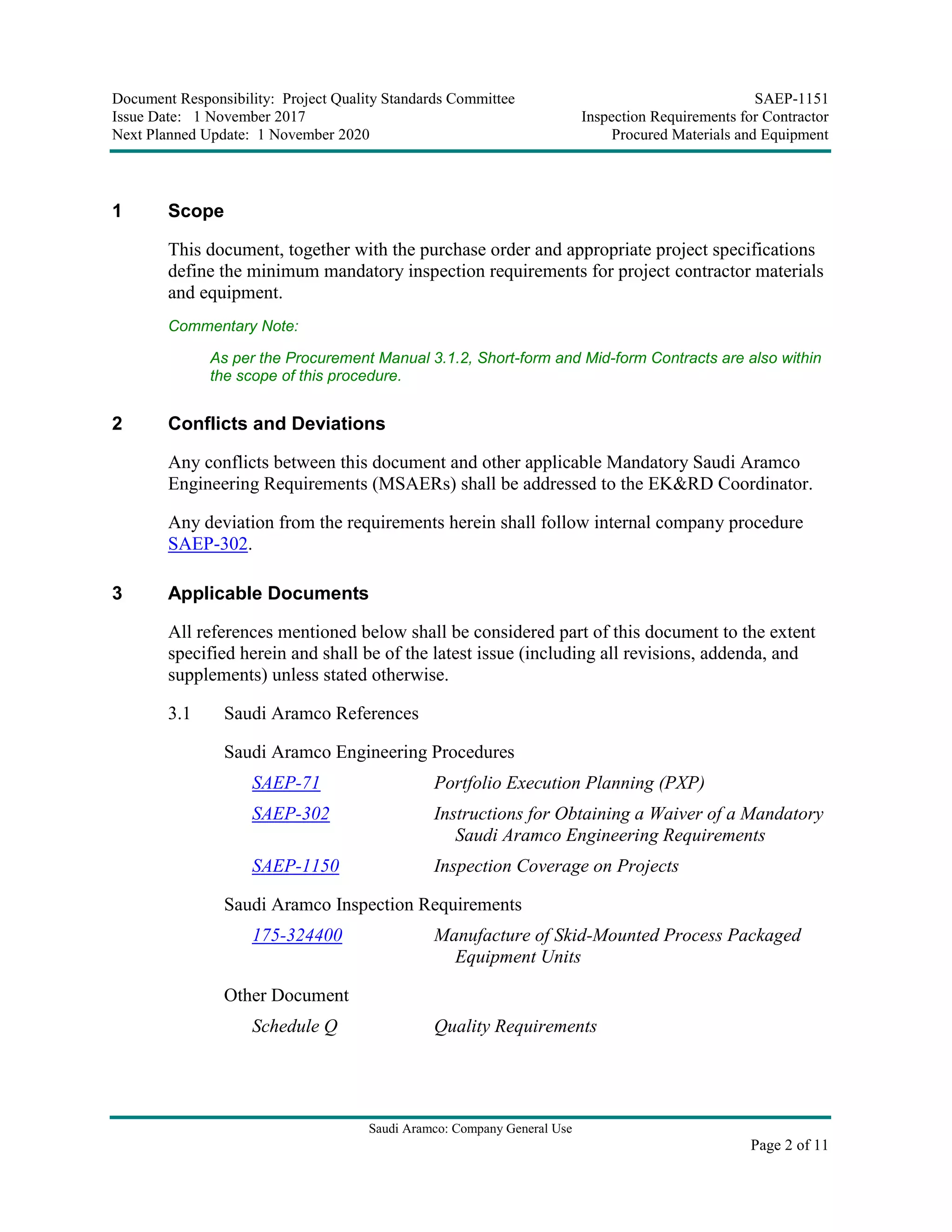 SAEP-1151_inspection requirement.PDF