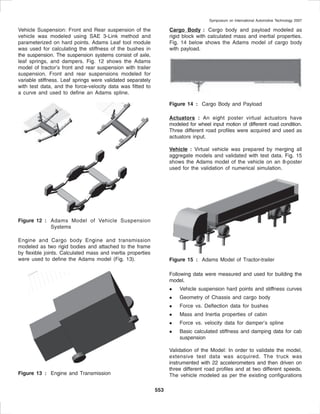 Design and Analysis of a Tractor-Trailer Cabin Suspension | PDF