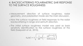 Quantifying Surface Roughness to Detect Geothermal Manifestations from Polarimetric Synthetic ...