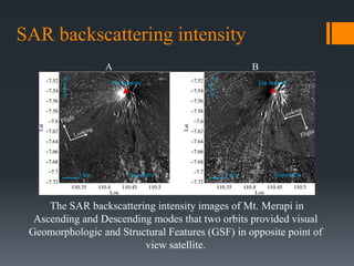 Potential Use of Synthetic Aperture Radar (SAR) Data for Geothermal ...