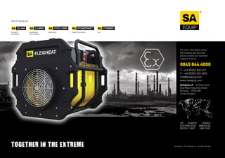 SA Equip - SA Flexiheat SAPH15 400CEA ATEX Heaters | PPT