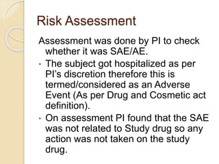 SAE resporting for case 005 | PPTX
