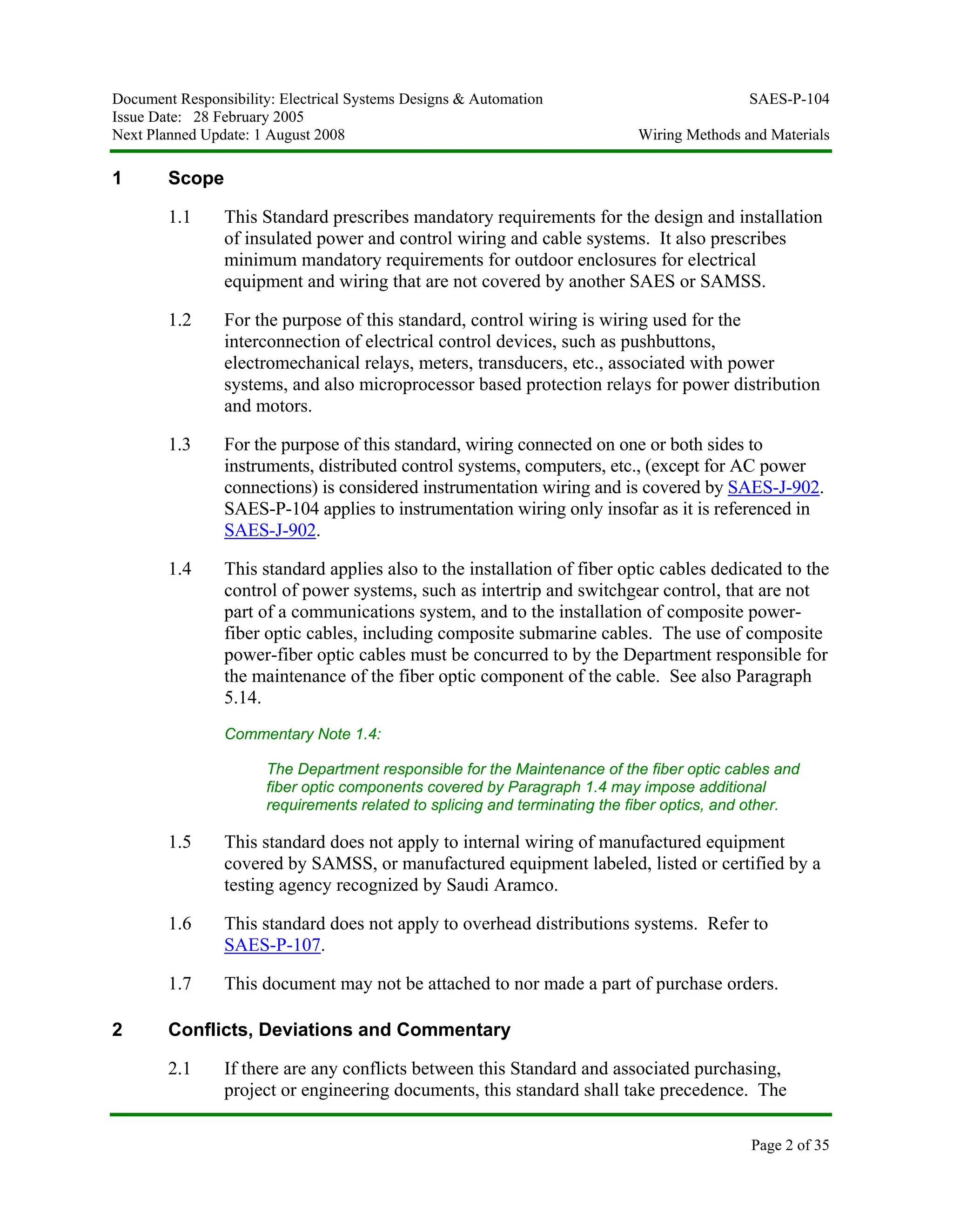 Engineering Standards Wiring methods.pdf