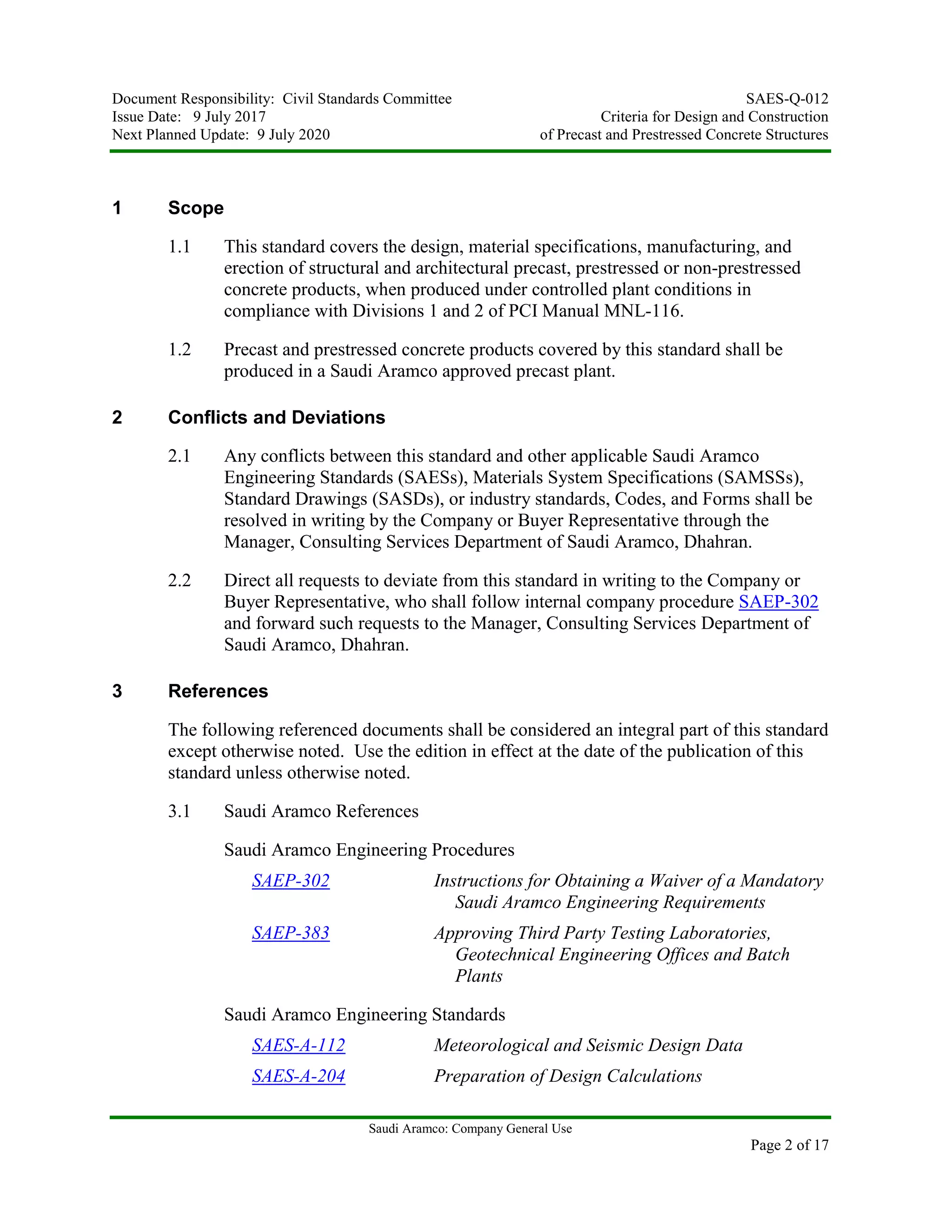Saes q-012 | PDF
