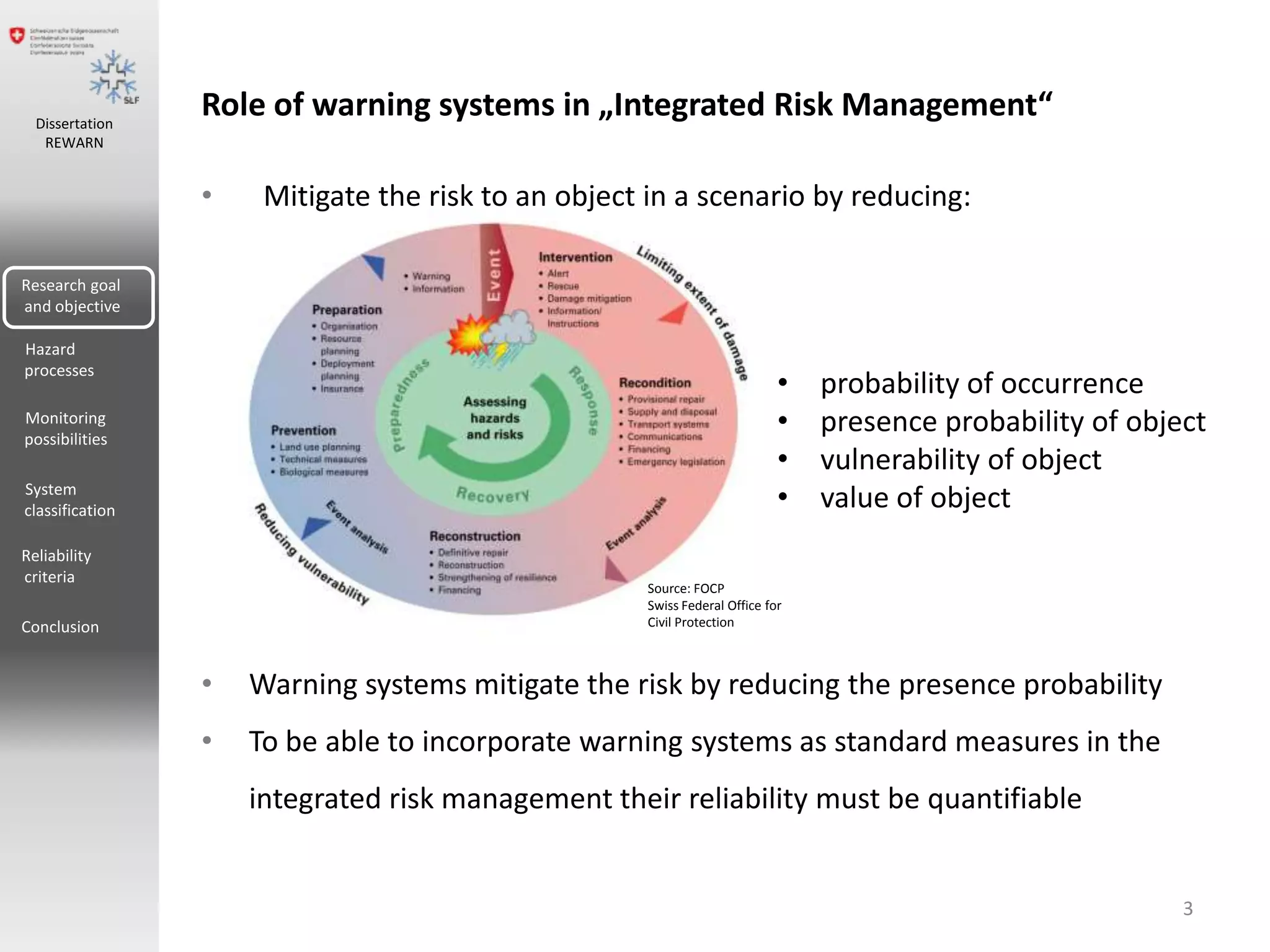 Swiss early warning system for natural hazards | PPTX