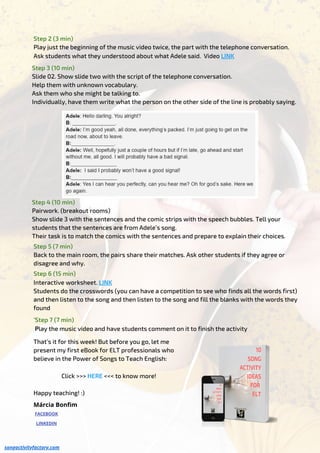 Adele – EASY ON ME: A Creative Song-Bsed Lesson Plan! [Teaching With ...