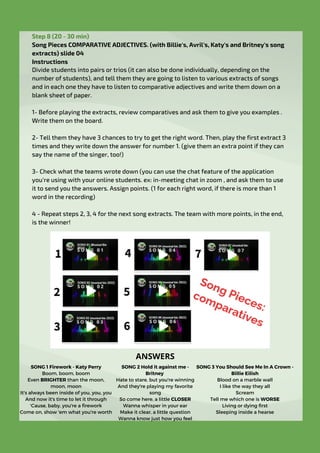 Teaching With Songs: Musical Biography + Song Pieces with Billie Eilish ...