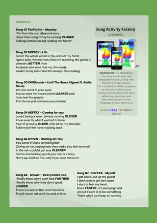 Comparative Adjectives In Songs: Review & Practice Challenge - Teaching ...