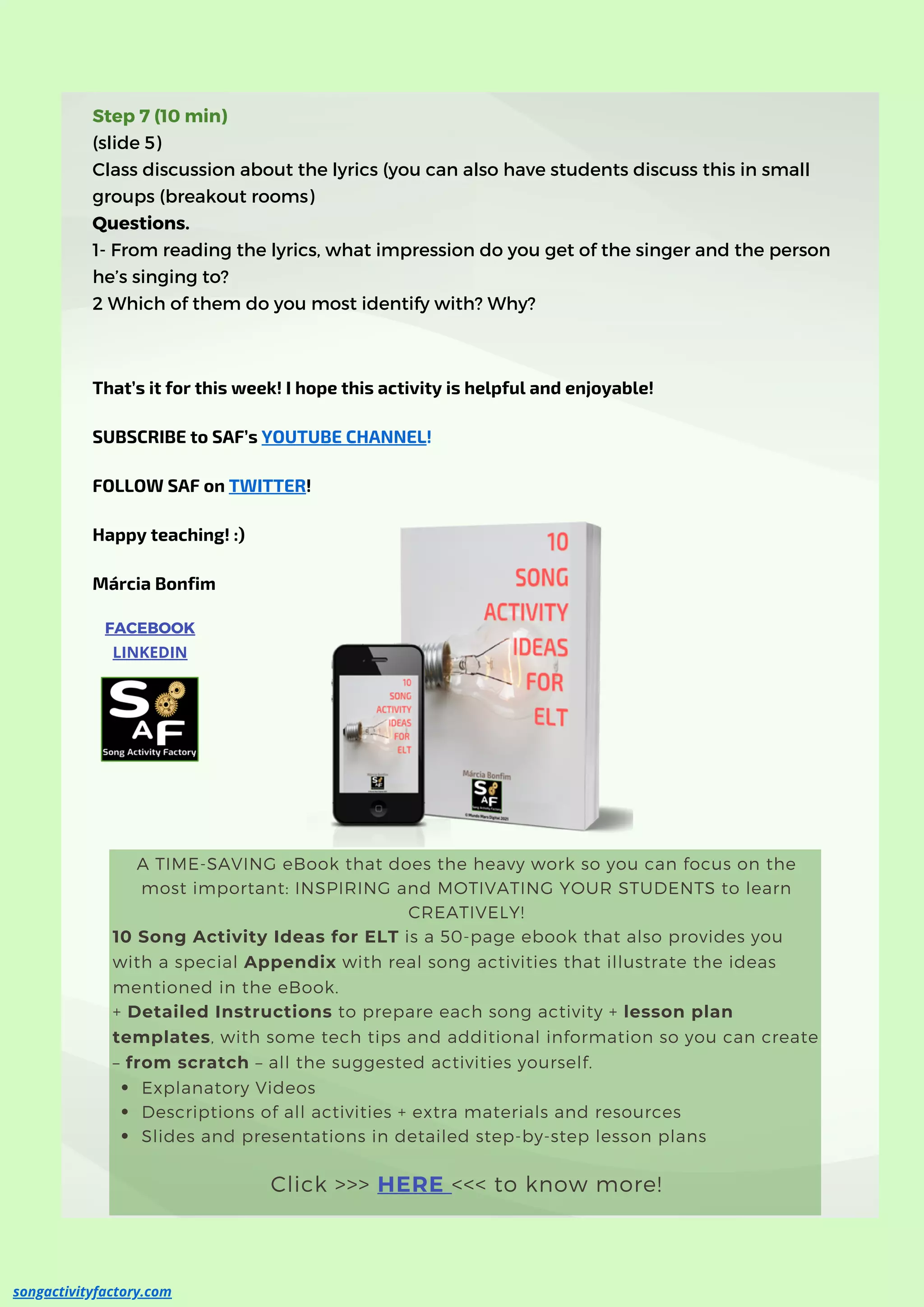 TRAVELER: A SONG-BASED LESSON PLAN FOR CAMBRIDGE C1 ADVANCED [TEACHING ...