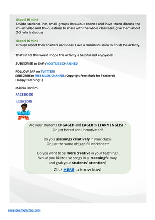 That's Just Life! A Song-based Lesson Plan To Help Your Students Cope ...