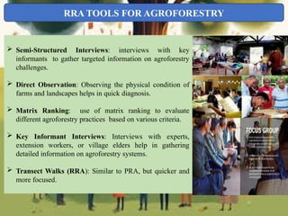 different PRA AND RRA tool used to get solution | PPTX