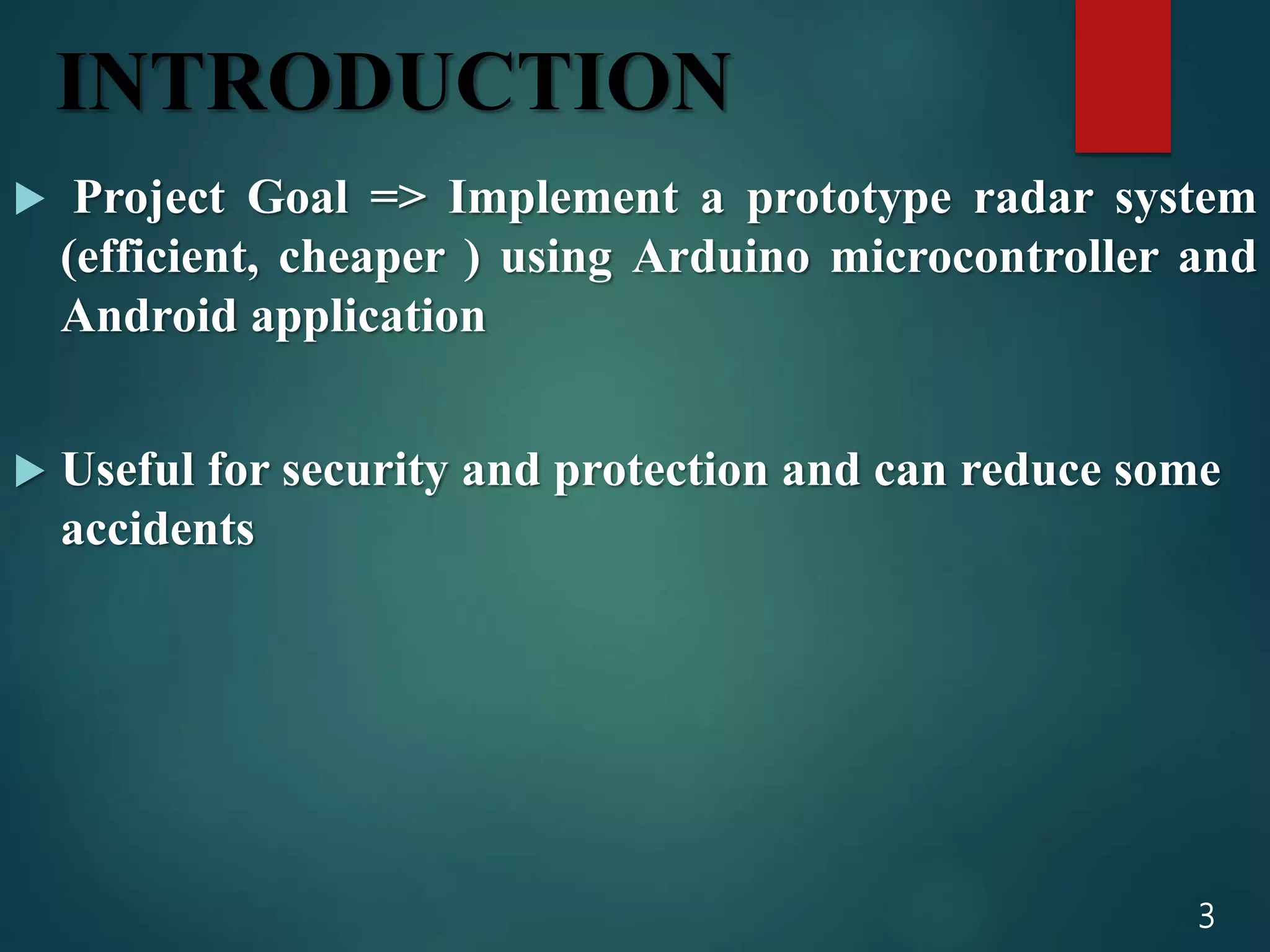 Arduino Radar System Pptx Operating Systems Computer Software And Applications
