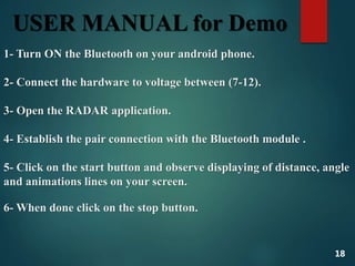 Arduino Radar System | PPTX | Operating Systems | Computer Software and Applications