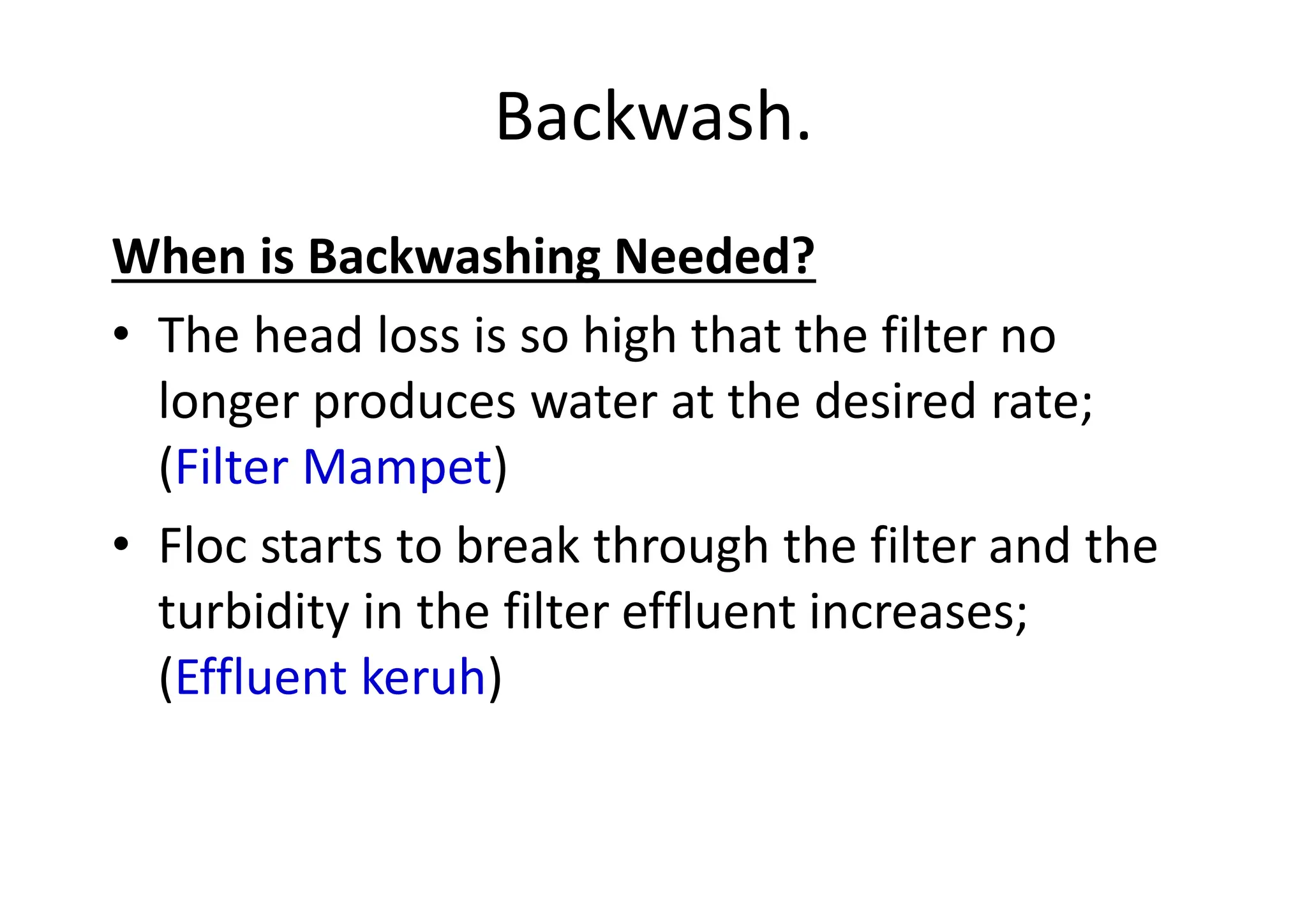 Sand filtration ppt for environmental engineering | PDF