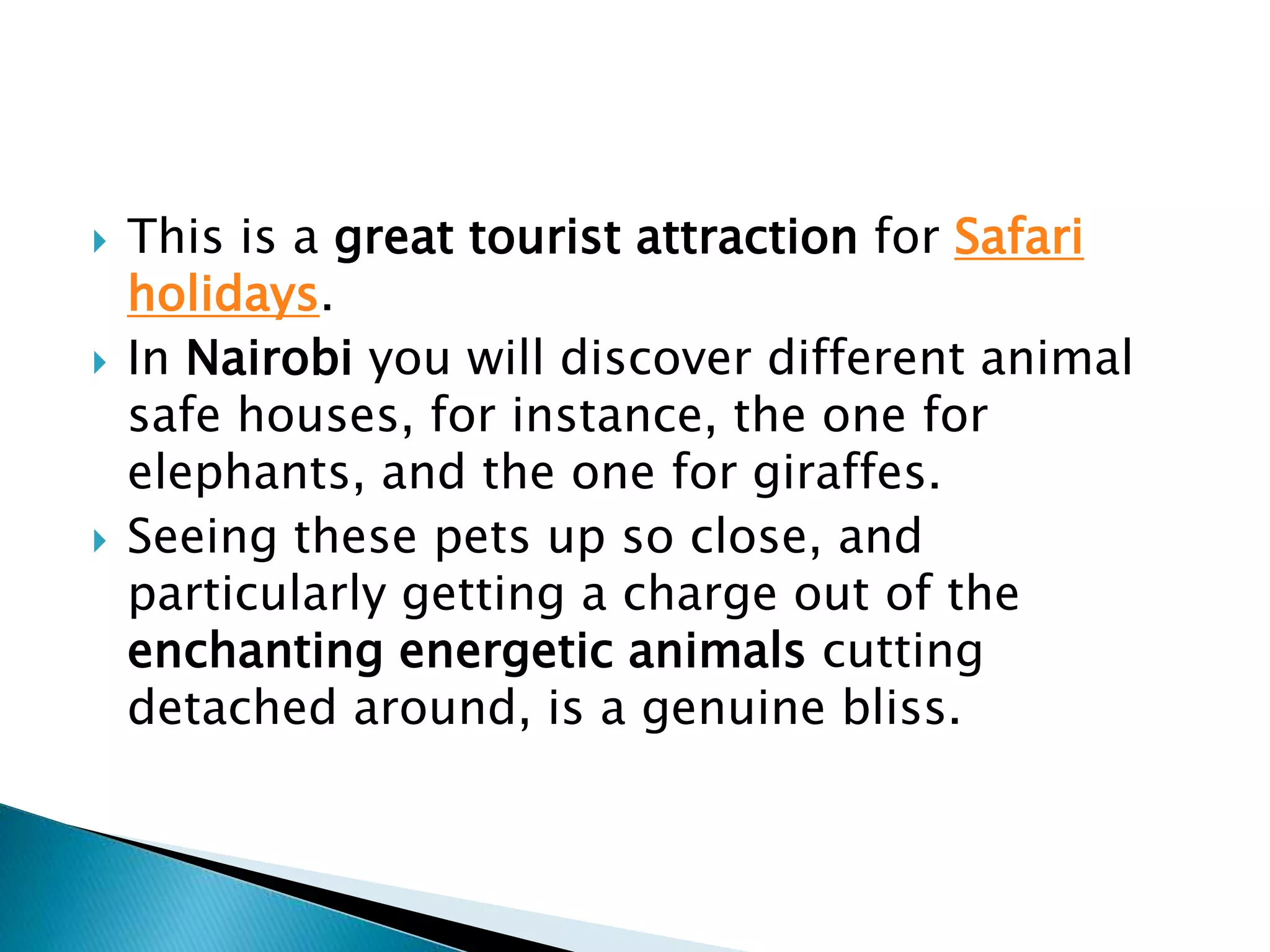 Safari holidays | PPTX