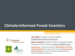 Climate-Informed Forest Inventory | PDF