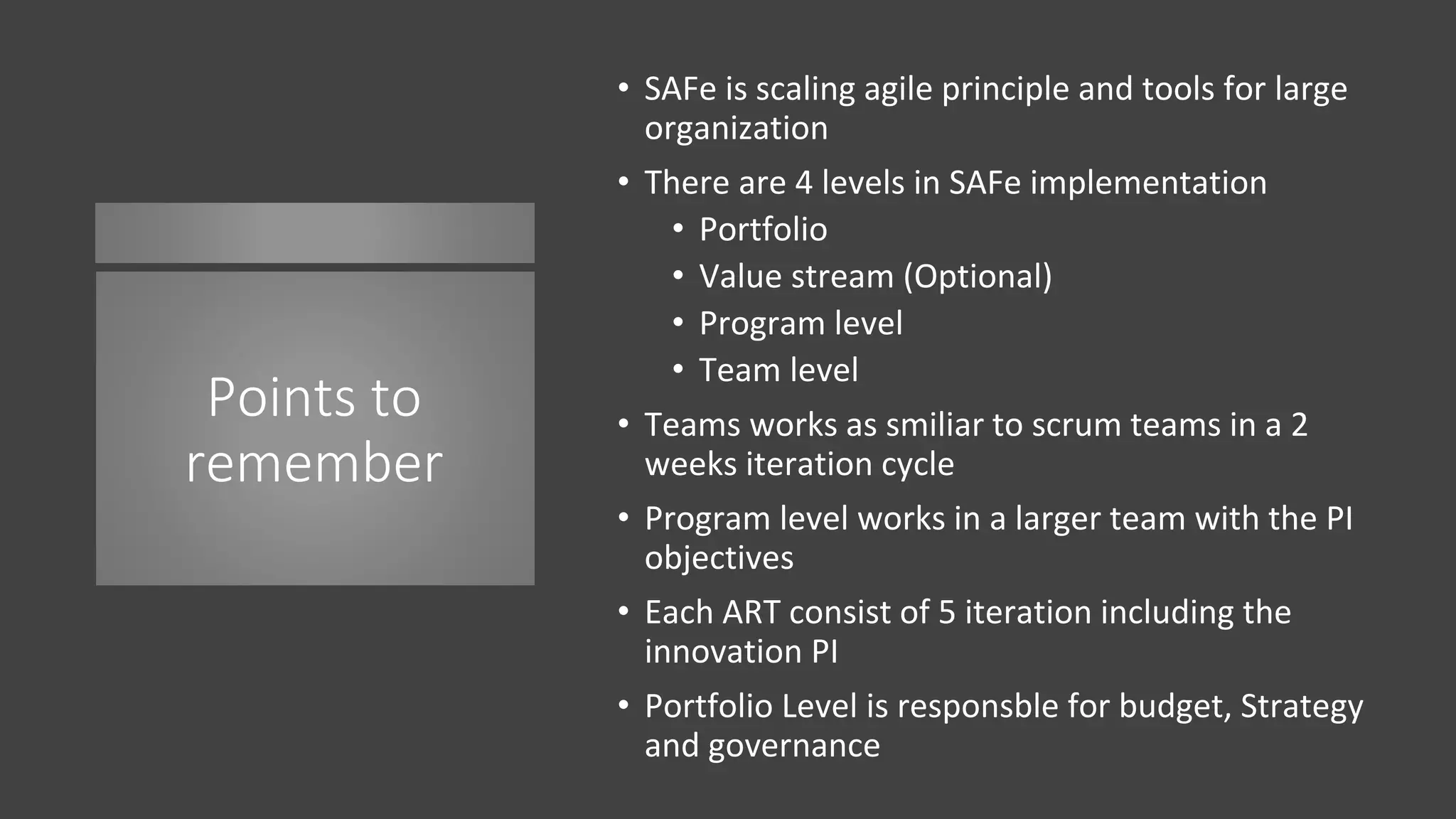 Introduction To Scaled Agile Framework Ppt 1460