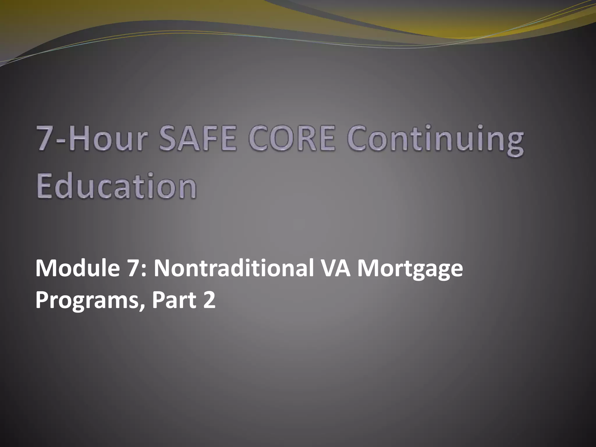 Safe-7HR-CE-19 Module 7 | PPT | Free Download
