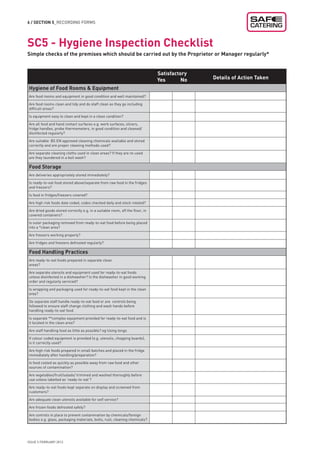 Safe catering-recording-forms | PDF