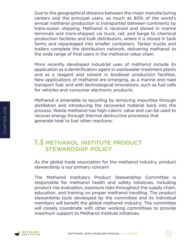 Methanol-Safety-Handling-for - Insurance .pdf | Chemistry | Science