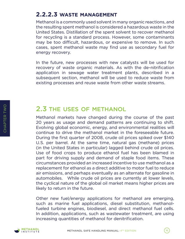 Methanol-Safety-Handling-for - Insurance .pdf | Chemistry | Science