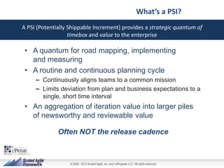 Scaled Agile Framework® Overview | PPTX