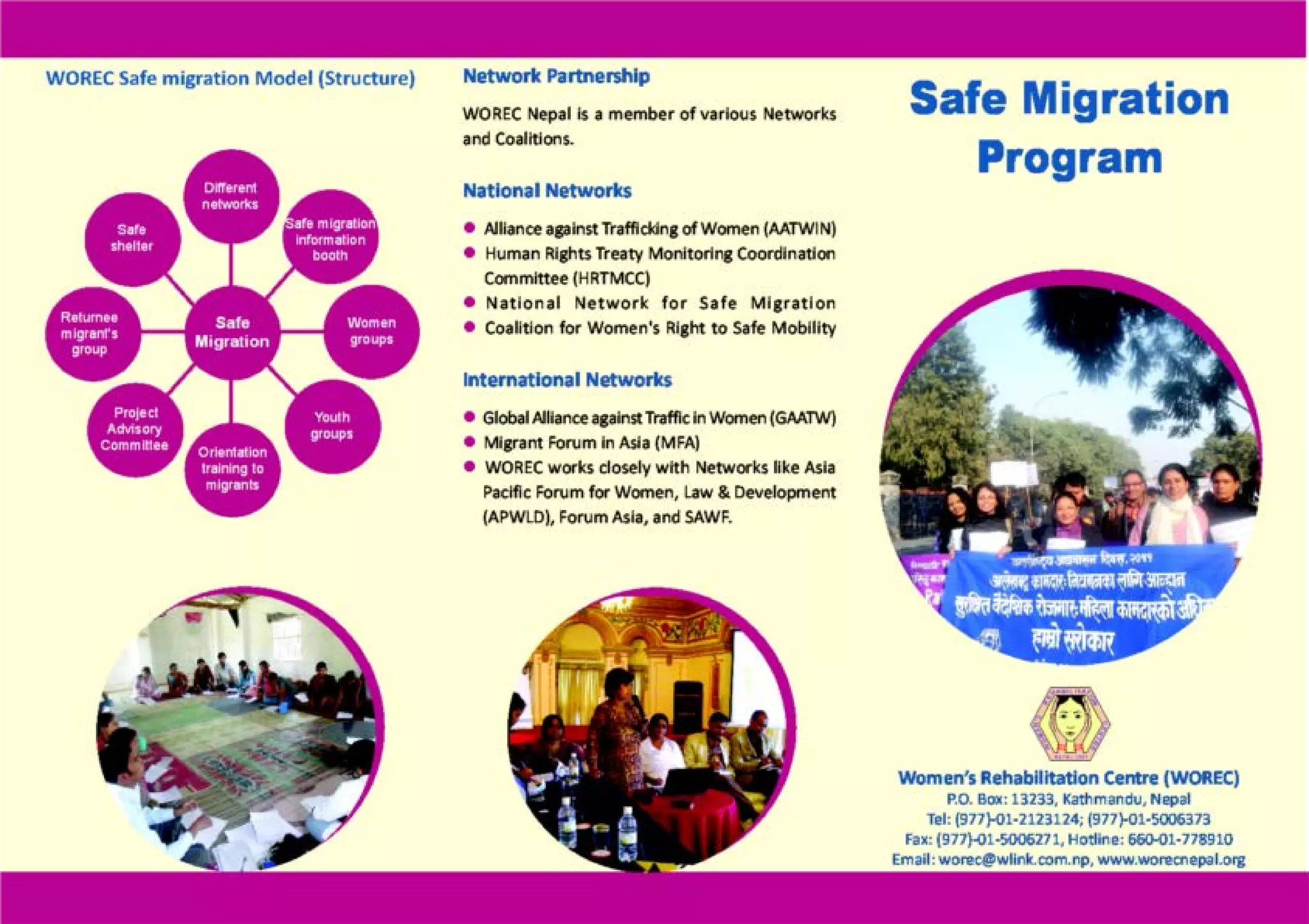 Safe Migration Programme of WOREC Nepal | PDF