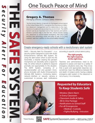 Safe system-flyer | PDF