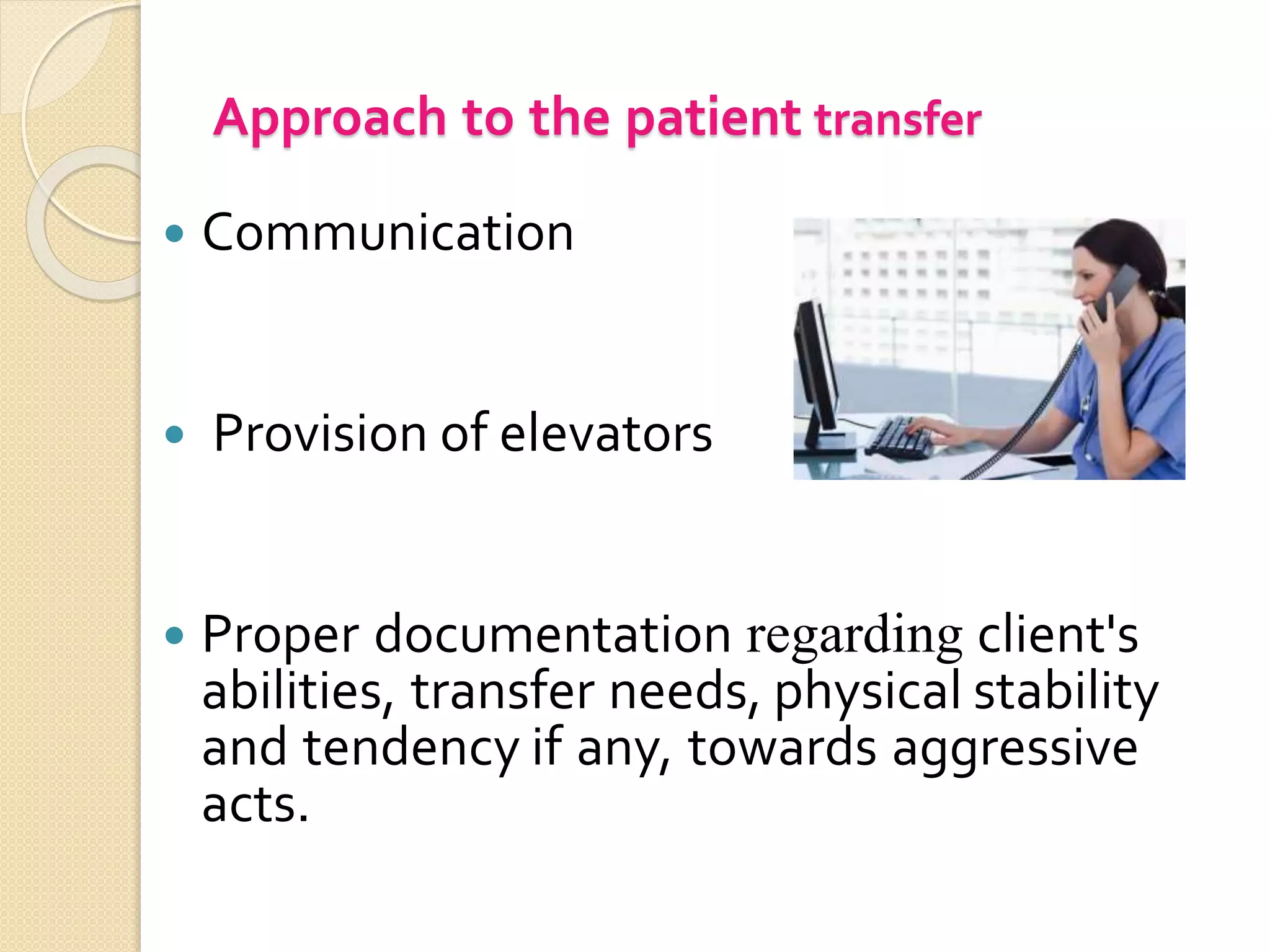 Safe transfer of patient | PPTX