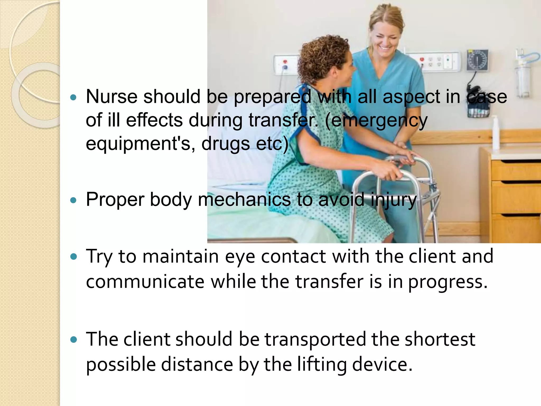 Safe transfer of patient | PPTX