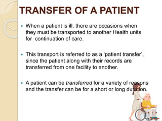 Safe transfer of patient | PPTX