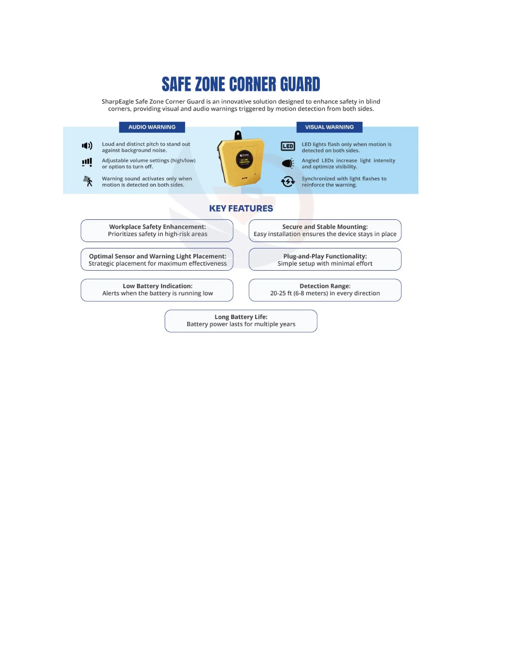 Enhance Safety with SharpEagle Safe Zone Corner Guard! | DOC