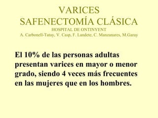 Prevenención Úlceras Varicosas | PPT