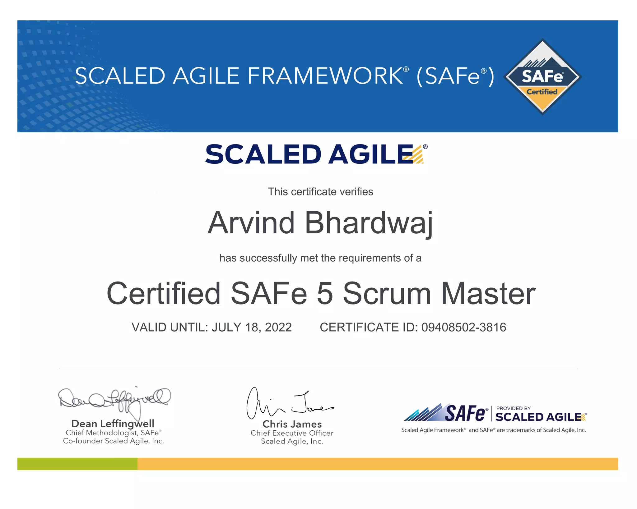 SAFe 5 Scrum Master Certificate | PPT