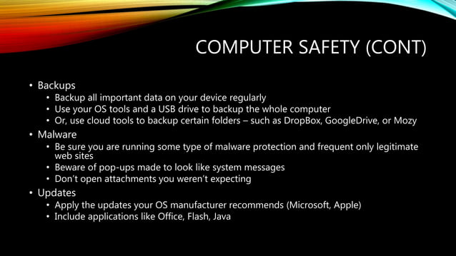 Safe and ethical use of technology | PPTX