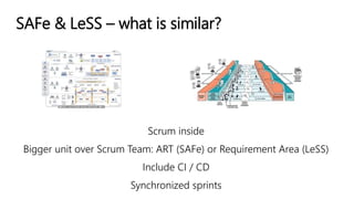 10 differences between SAFe and LeSS | PPTX