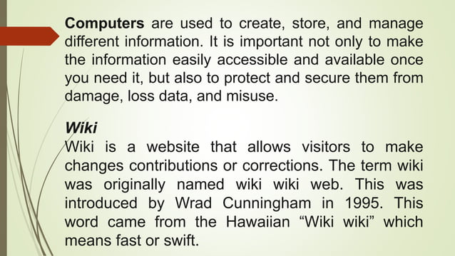 Safe and Responsible use of Wikis and Blogs.pptx