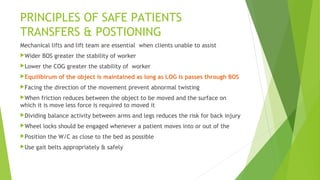 Safe aptient handling and transfer final 28 | PPT