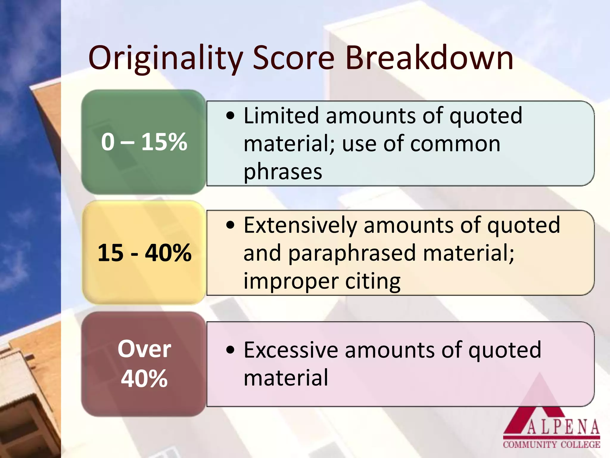 Blackboard SafeAssign | PPTX