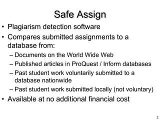Safe assign | PPT