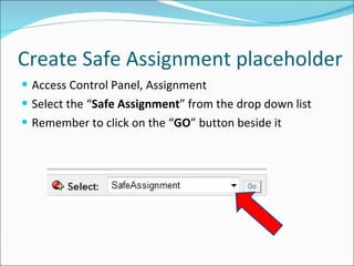 Safe assignment | PPT | Desktop Publishing | Computer Software and ...
