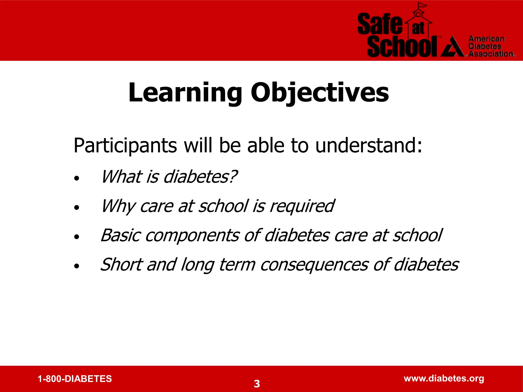 Diabetes Training for school students and teachers | PPT