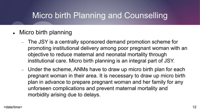 Safe Birth Presentation Checklist for Pregnant Women.pptx | Pregnancy ...